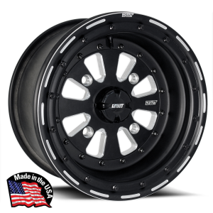 Polaris RZR XP (15-23) Complete 15" wheel set (4) DWT EL ARCO Black ...